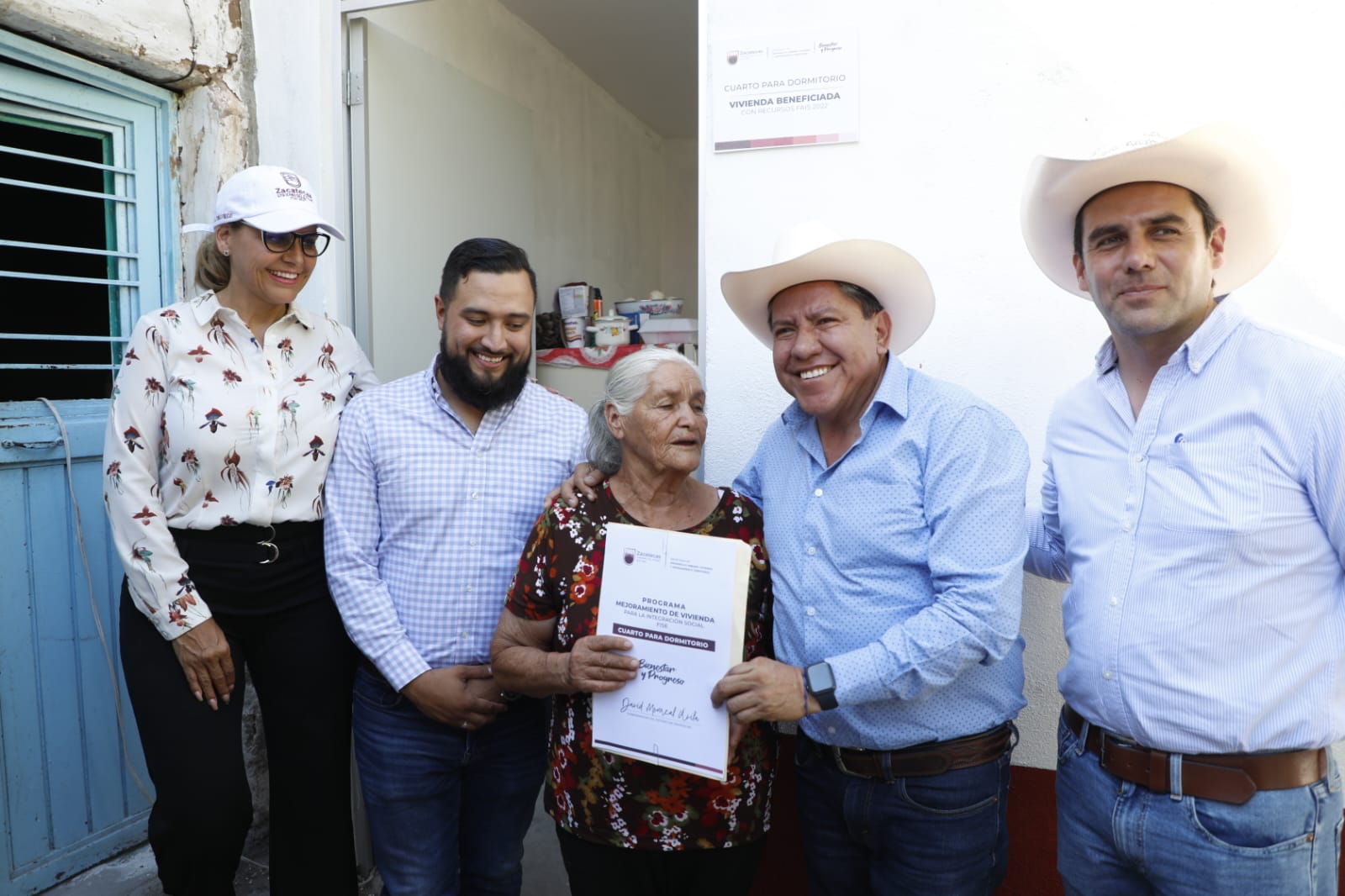 Entregan apoyos de Construyendo Bienestar en Moyahua - NTR Zacatecas