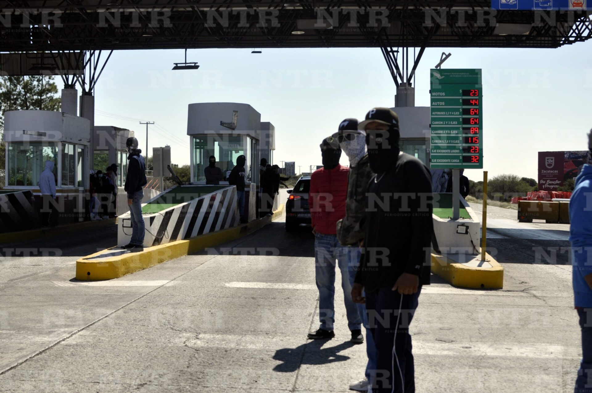 Toman Sanmarqueños casetas de cobro de Calera y Osiris - NTR Zacatecas