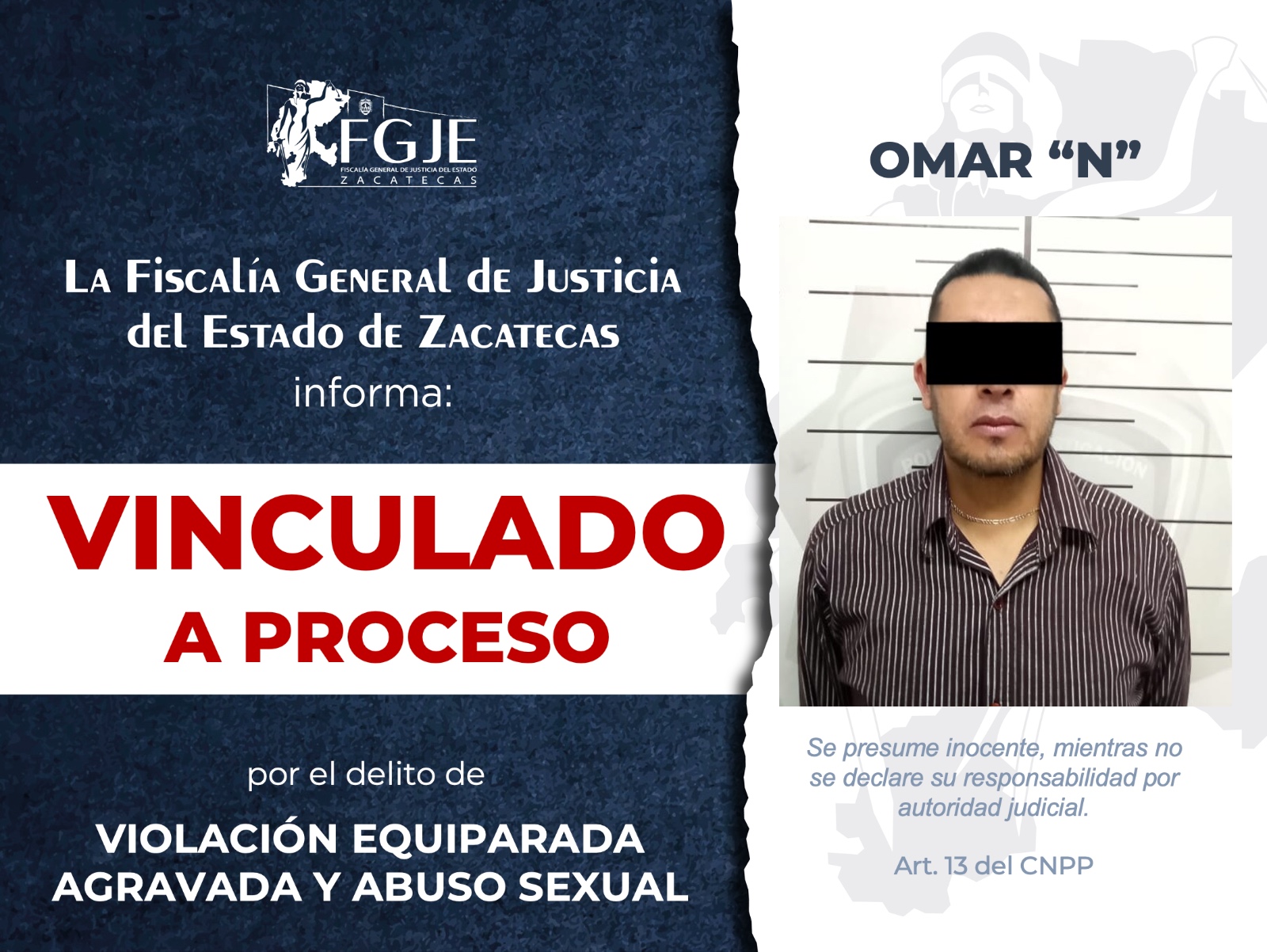 Vinculan a proceso a pastor por violación y abuso sexual - NTR Zacatecas