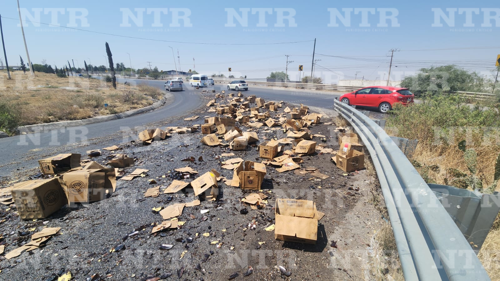 Rapiñan tráiler cargado de cerveza - NTR Zacatecas