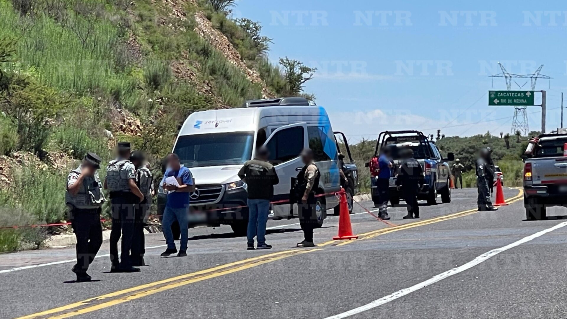Ataque en carretera 45 deja dos muertos y dos heridos - NTR Zacatecas